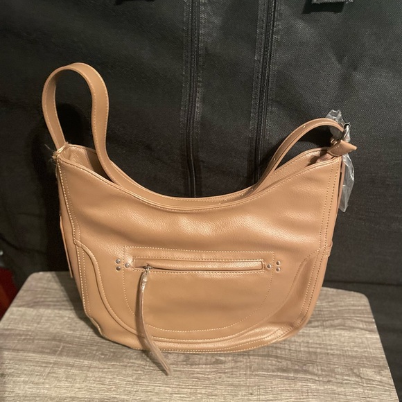 Bags | Tan Shoulder Bag With Elegant Design And Versatile Style | Poshmark